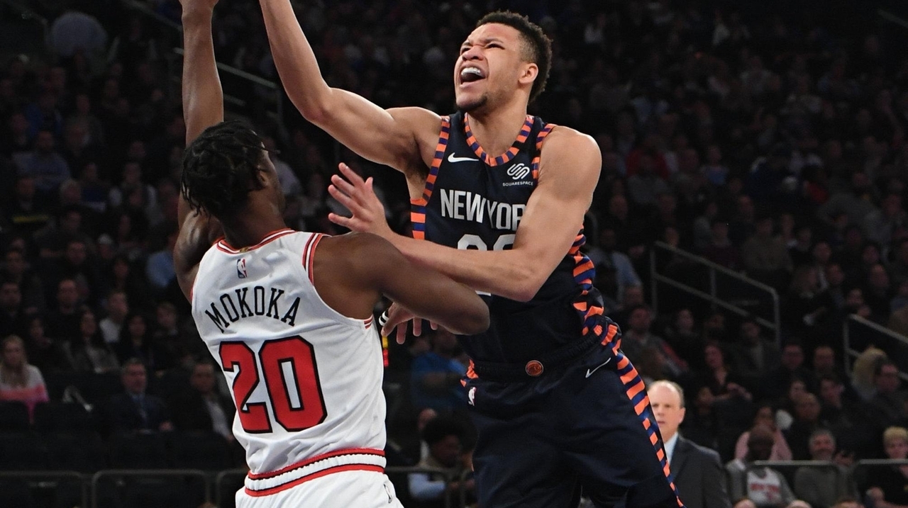 Kevin Knox finds his game in Knicks' win over Bulls - Newsday