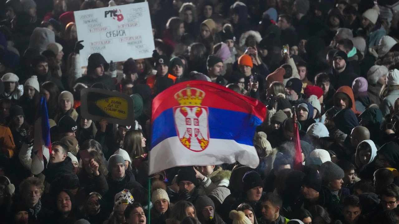 Students lead massive protests in Serbia against state broadcaster and ...