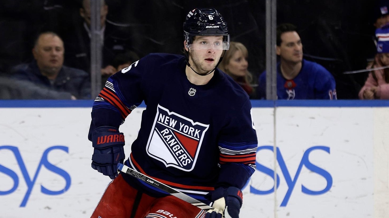 Rangers' Zac Jones frustrated over being odd 'D'-man out - Newsday