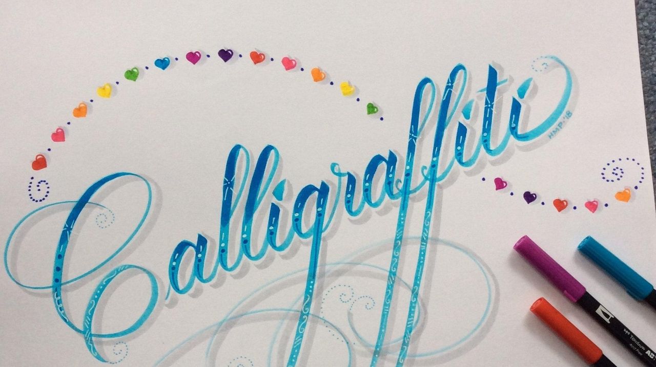 Kids can learn a colorful style of calligraphy in Huntington workshop ...