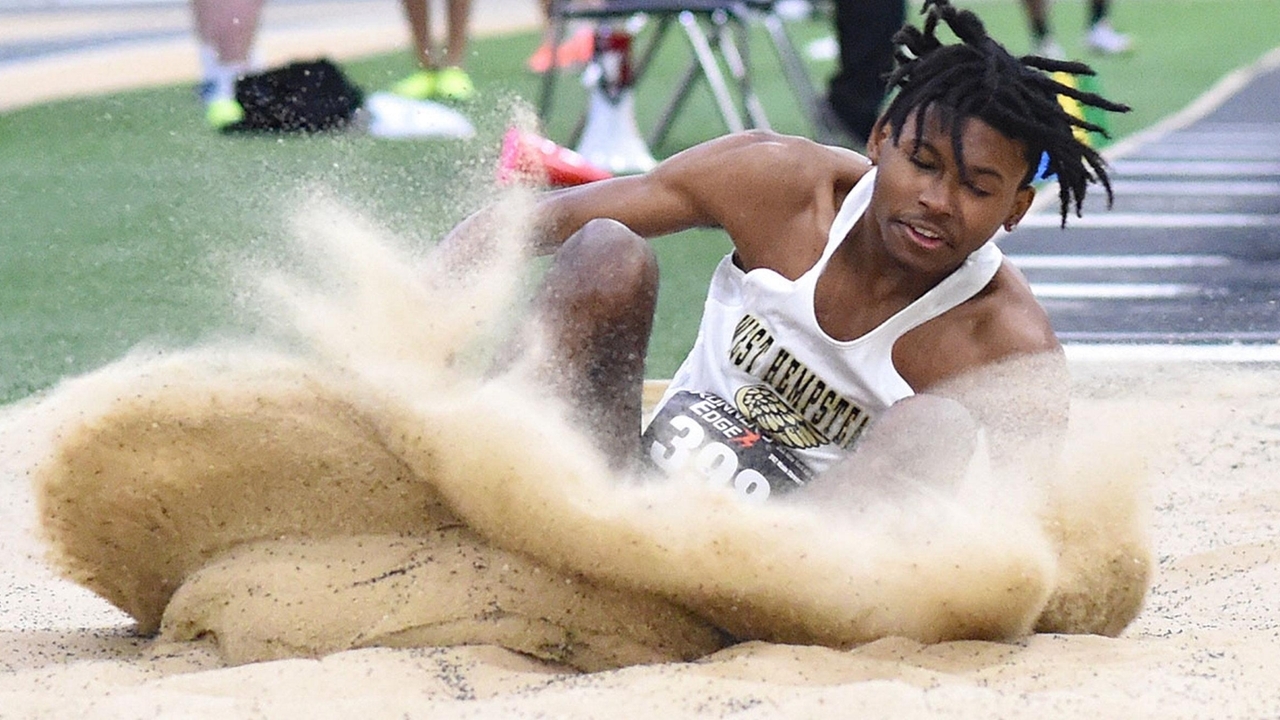 West Hempstead's Jurrel Hall doubling down in triple jump - Newsday