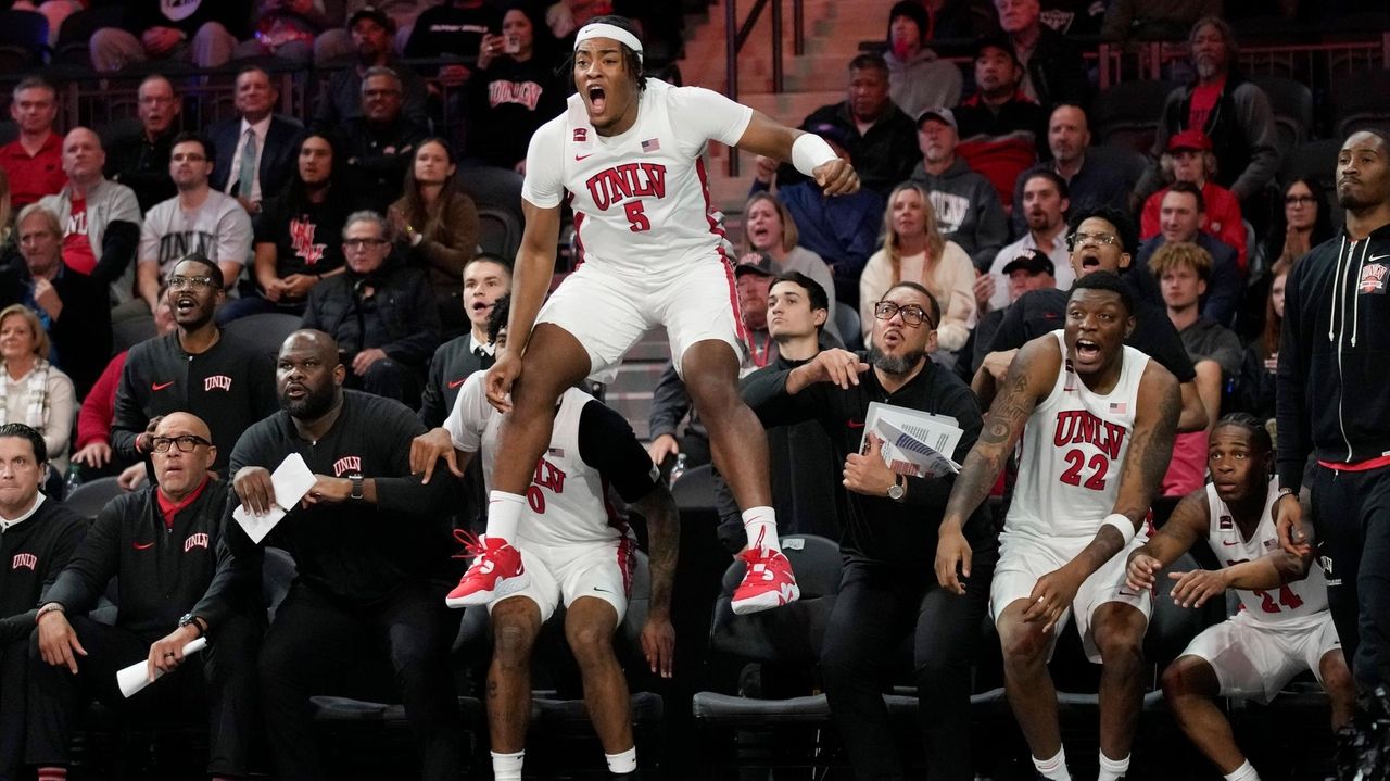 Kalib Boone scores 25 points to lead UNLV to 79-64 upset over No. 8 ...