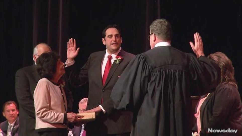 Chad Lupinacci sworn in as Huntington supervisor - Newsday