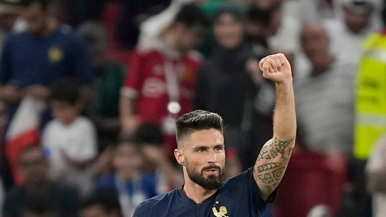 Olivier Giroud breaks Henry's French record with 52nd goal - Newsday
