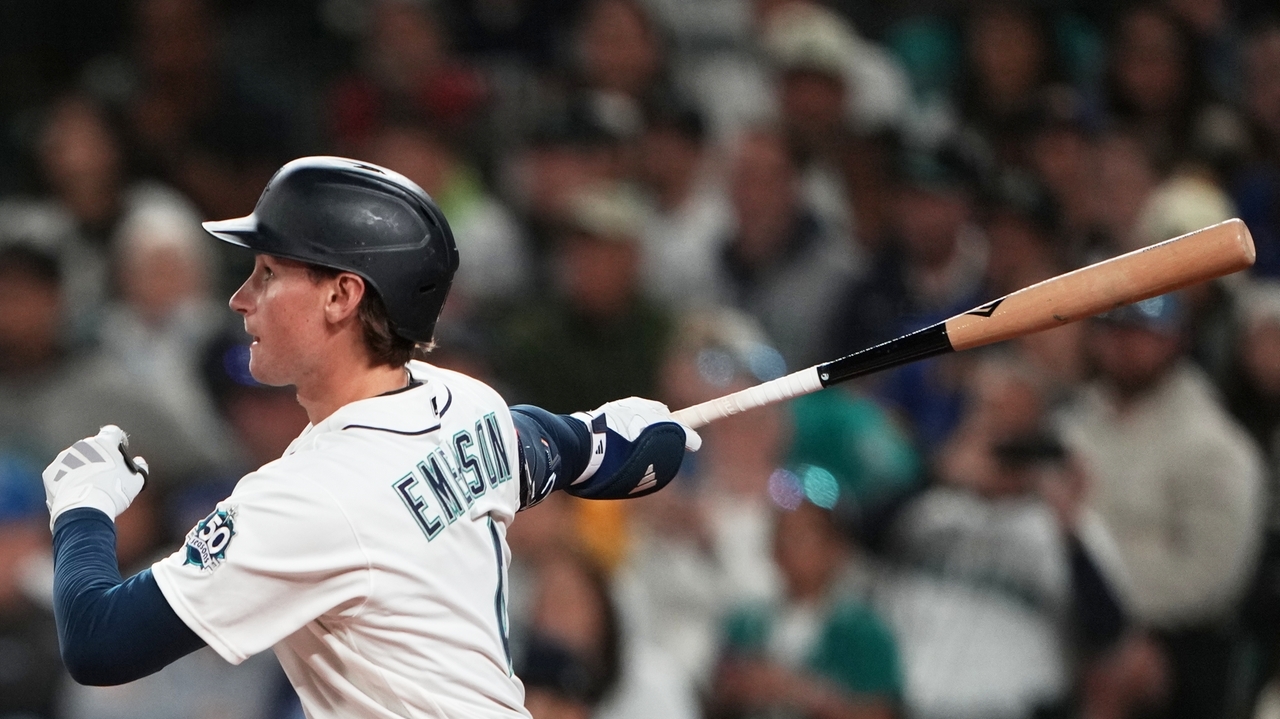 Mariners' Colt Emerson makes 1st first career start at shortstop as J.P ...