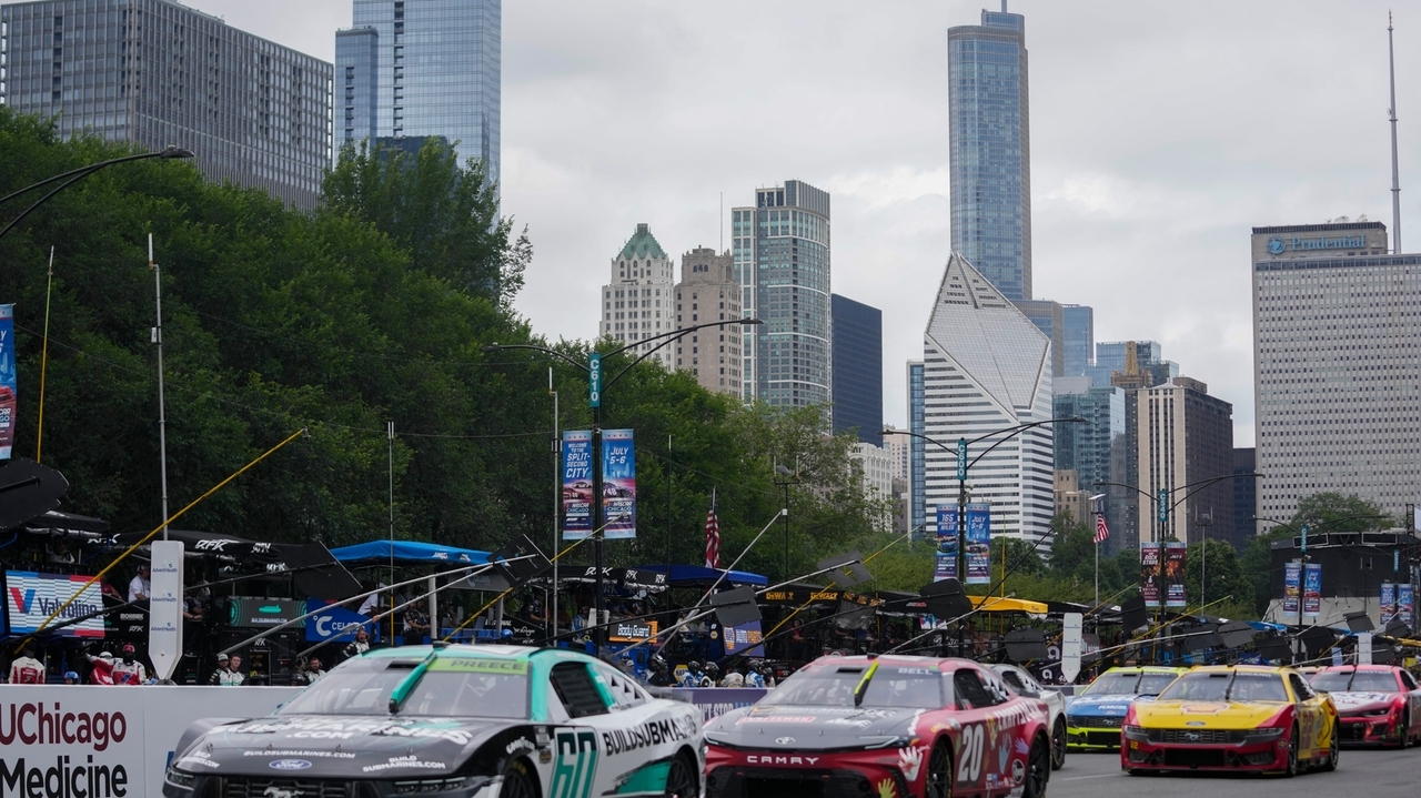AUTO RACING: Van Gisbergen gets the sweep in Chicago and NASCAR heads ...