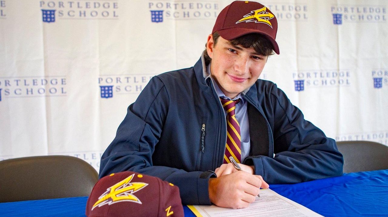 Portledge’s Jordan Salzman signs with Arizona State - Newsday