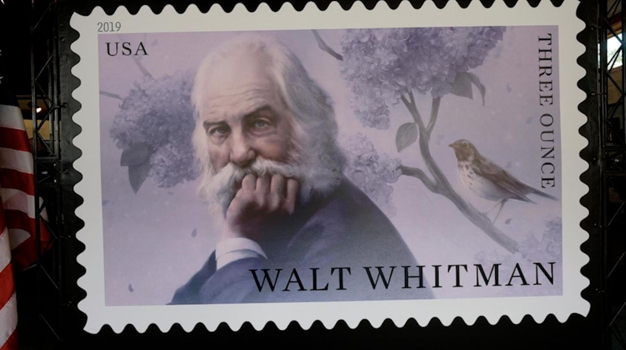 New Stamp Honoring Walt Whitman Unveiled At His Li Birthplace Newsday