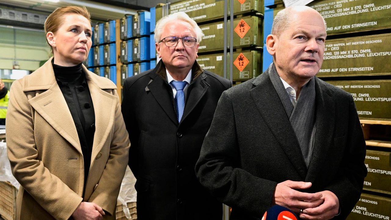 German, Danish leaders launch construction of new ammunition plant as ...