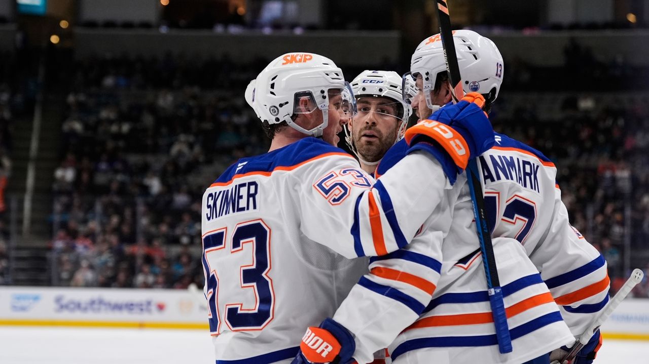 The Oilers beat the Sharks 3-2 despite losing Leon Draisaitl to an ...