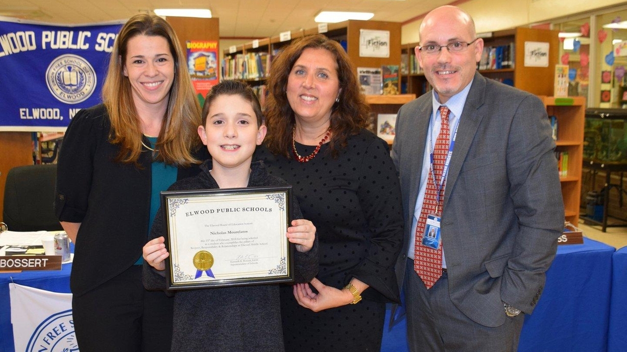 Way to Go!: Nicholas Mourelatos, of Elwood - Newsday
