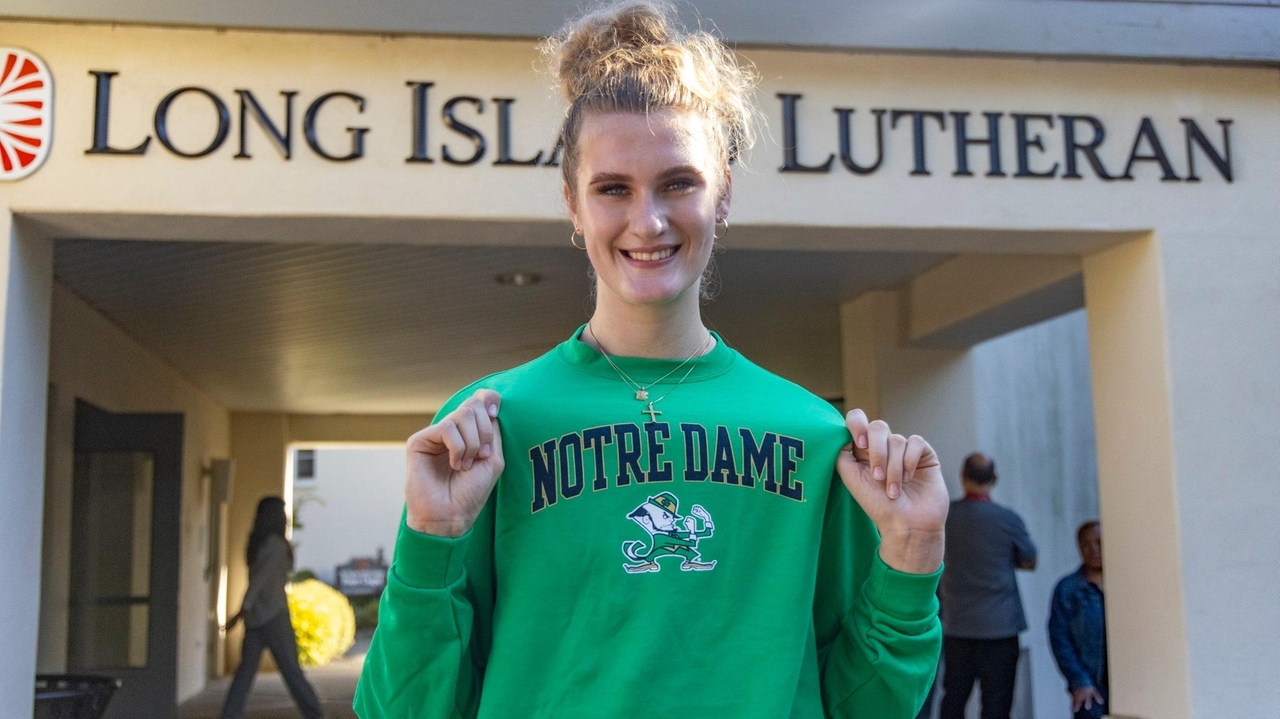 Kate Koval of Long Island Lutheran commits to Notre Dame - Newsday
