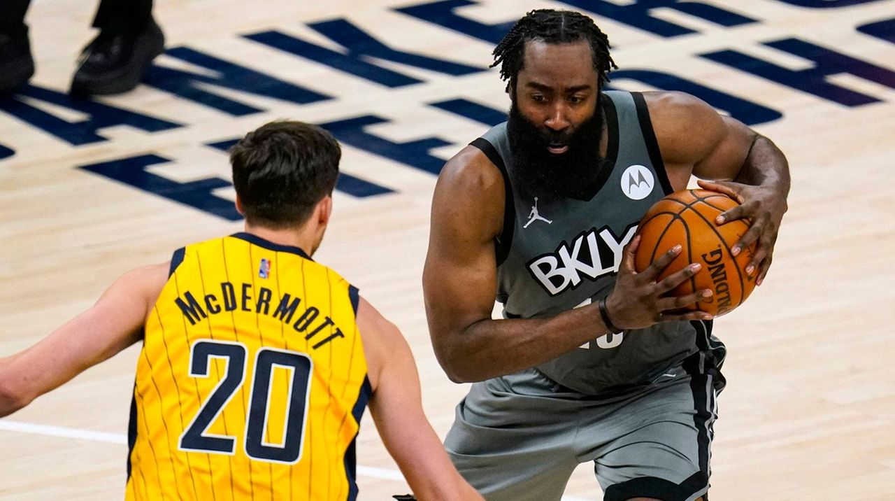 Harden's triple double leads Nets over Pacers - Newsday