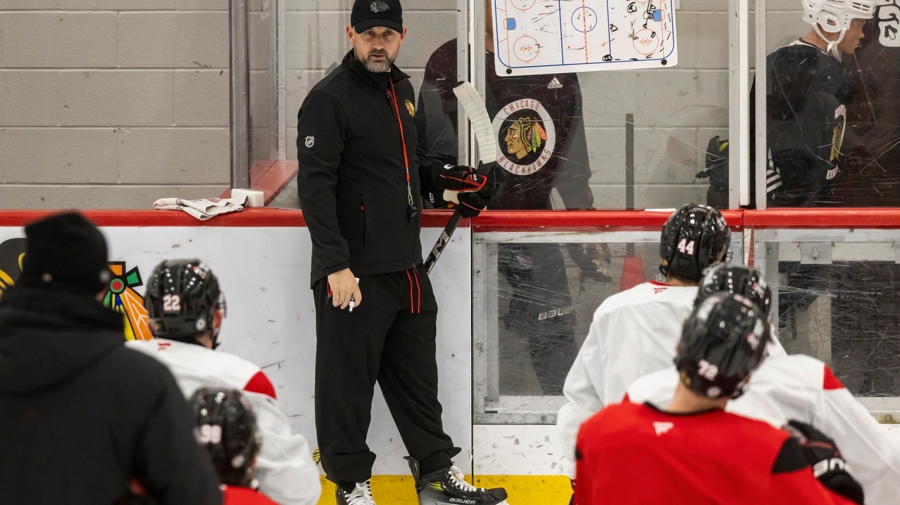 Blackhawks GM Kyle Davidson looks for improvement from team after ...