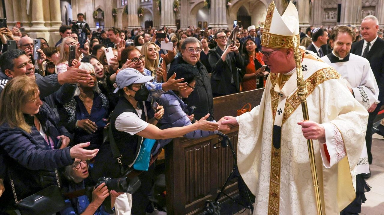 Cardinal Dolan prays for Pope Francis at special Mass ahead of Vatican ...