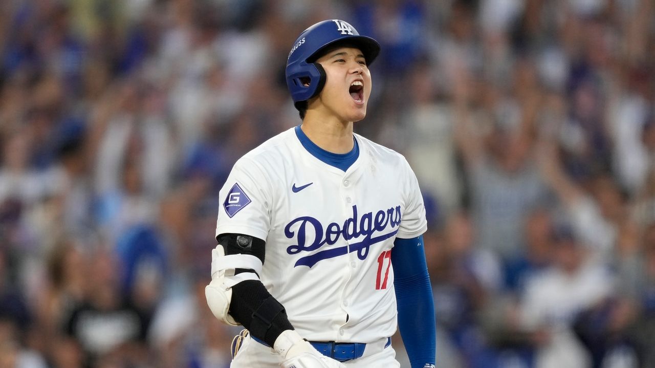 The Big Sho: Ohtani hits tying 3-run homer in playoff debut for the Los Angeles Dodgers in NLDS ...