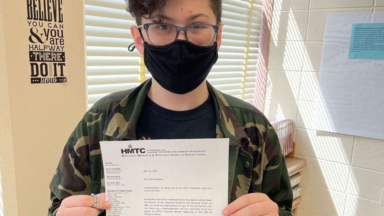 Way to Go! 4 LI students win 'Upstander' awards - Newsday