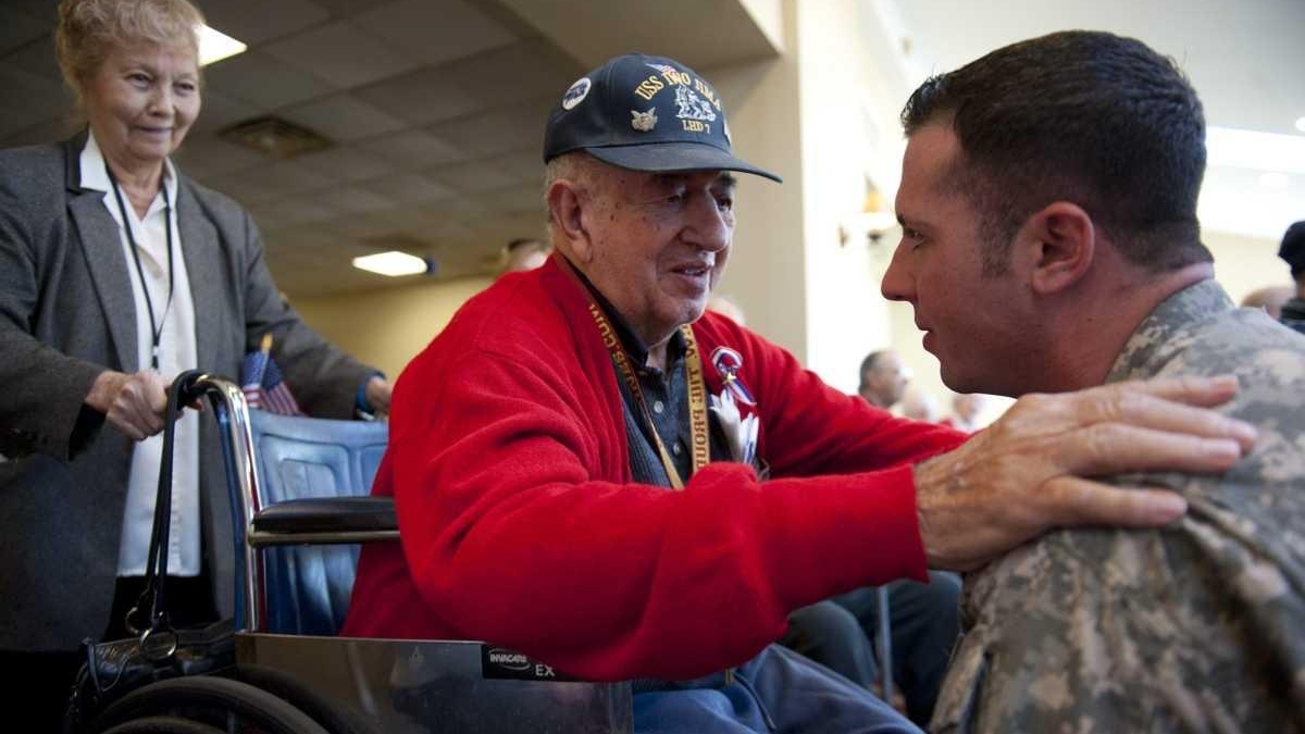 Iraq War vet honored by older vets in Hauppauge - Newsday