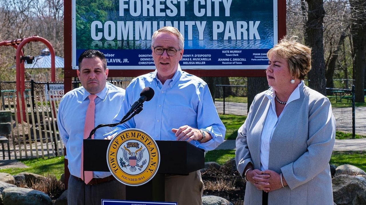 Swastikas found, removed from trees in Wantagh park - Newsday