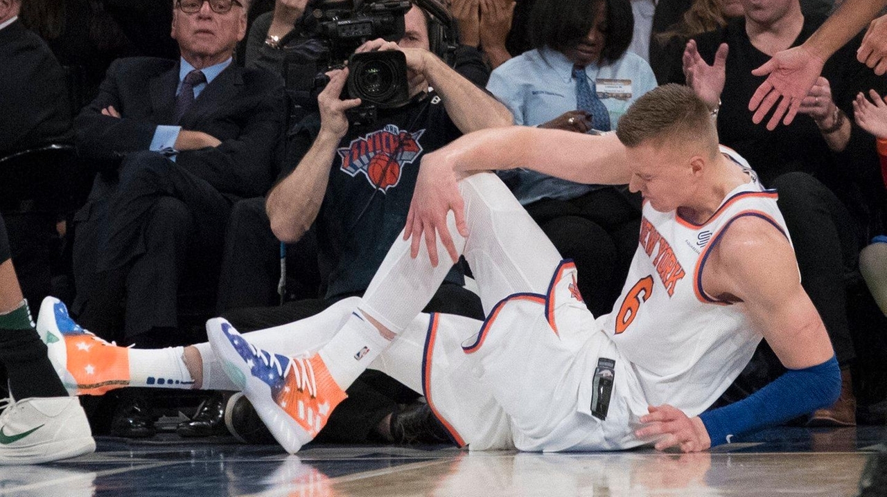 Kyrie Irving sends well wishes to Kristaps Porzingis - Newsday