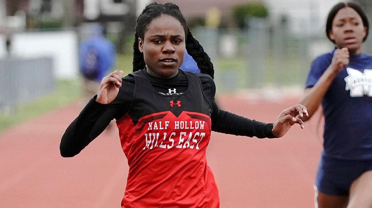 McKayla Jones wins both 100 and 200-meter dash for Half Hollow Hills ...
