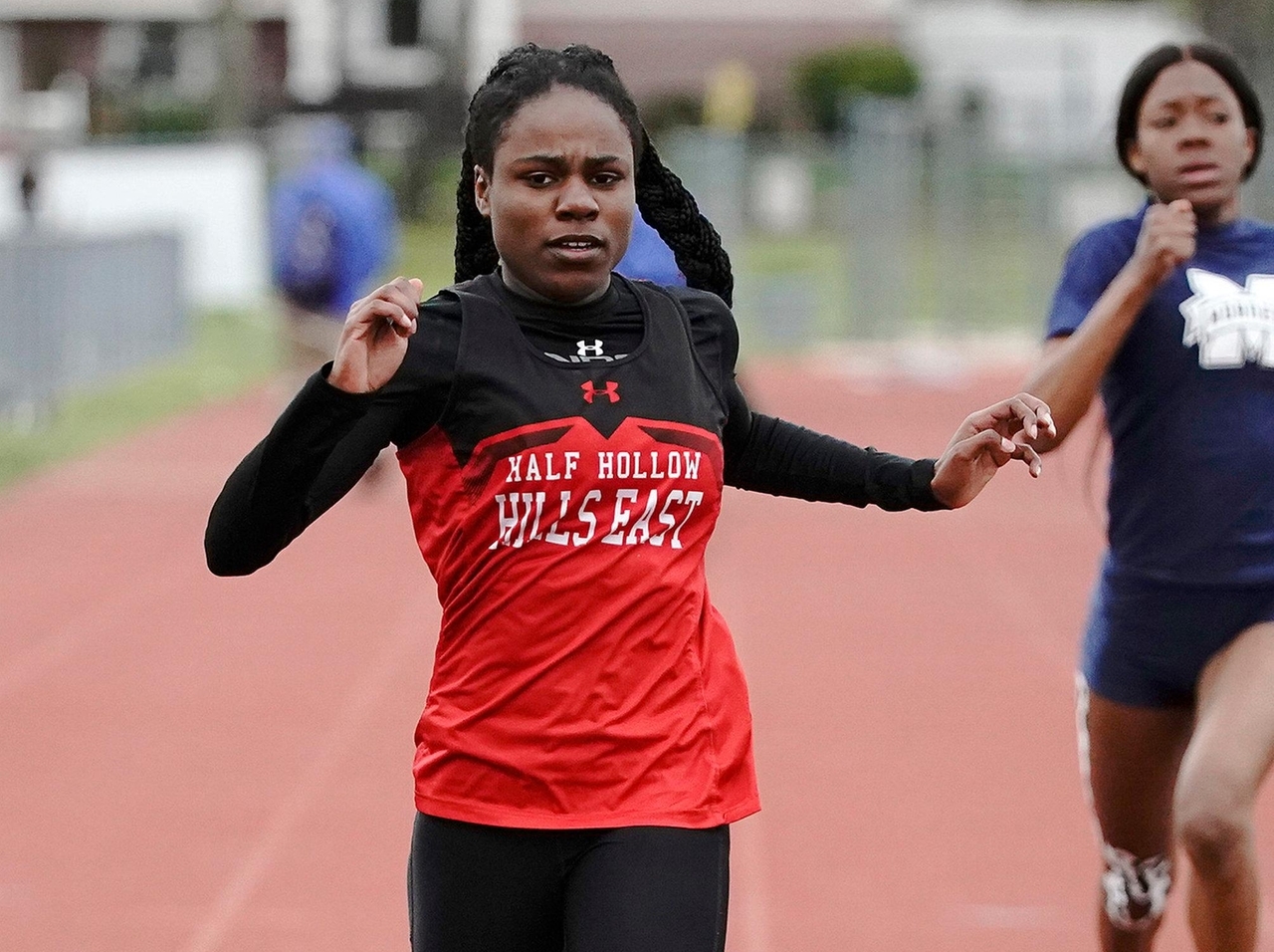 McKayla Jones wins both 100 and 200-meter dash for Half Hollow Hills ...