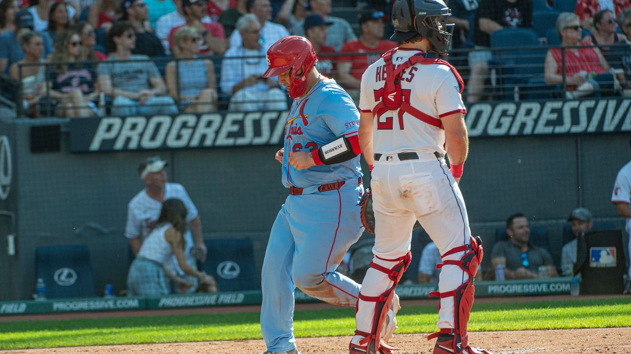 Cardinals rally from 5-run deficit to defeat Guardians 9-6 - Newsday