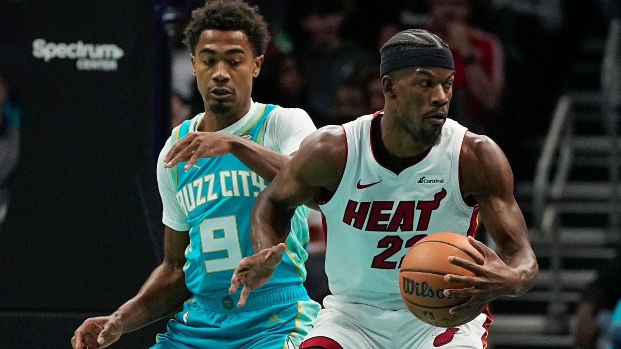 Butler scores 32, Heat beat Hornets 111-105 to remain unbeaten in NBA In-Season Tournament play ...