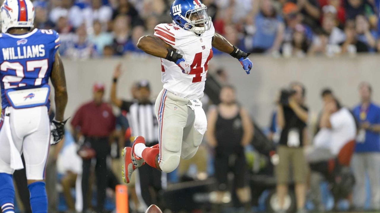 Giants rookie RB Andre Williams makes a good first impression at Hall ...