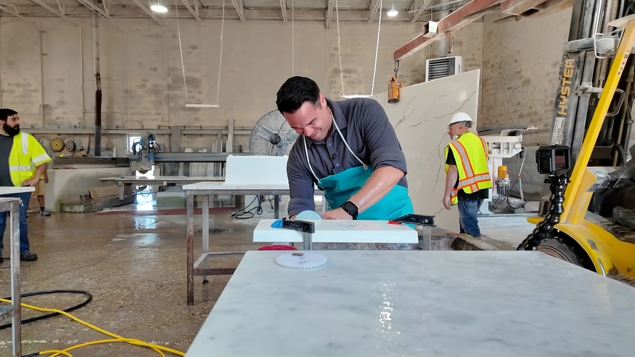 LI Works: Creating stone countertops - Newsday