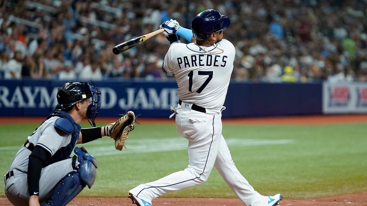 Yankees fall as Paredes swats 3 homers for Rays - Newsday