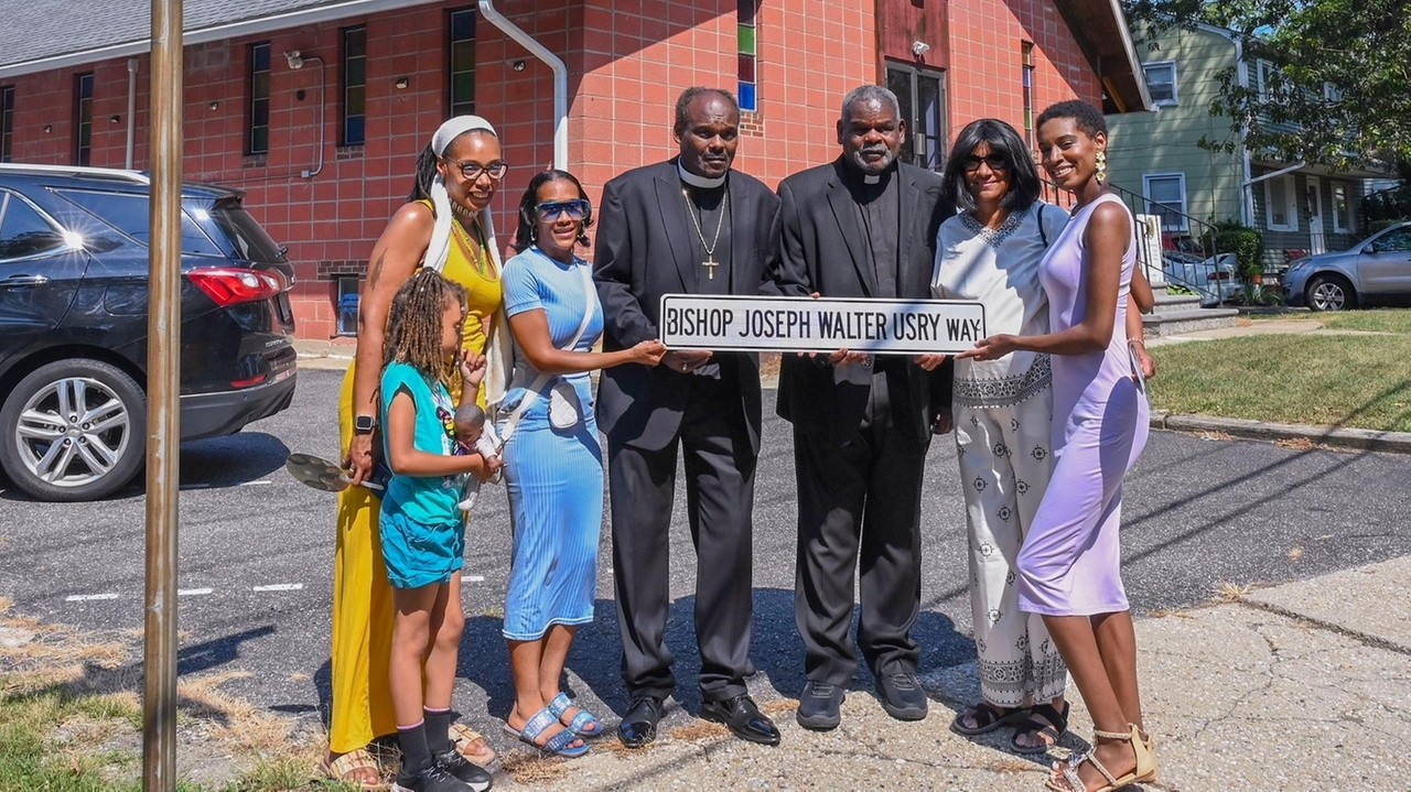 Huntington street renamed in honor of Bishop Joseph Usry - Newsday