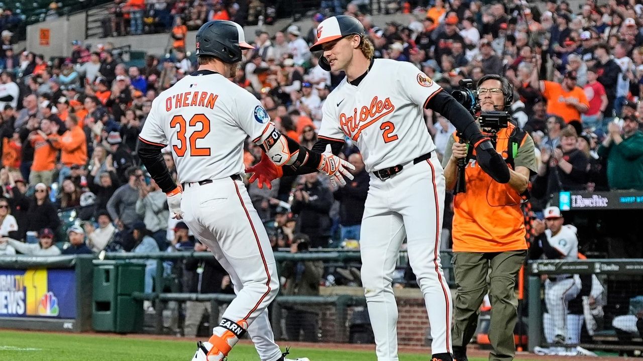 O'Hearn's go-ahead, 3-run homer lifts Orioles over Guardians 6-2 for 1st series win this year ...