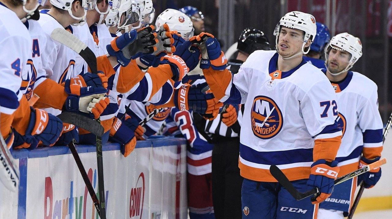Islanders rout Rangers behind big games from Mathew Barzal, Anthony ...