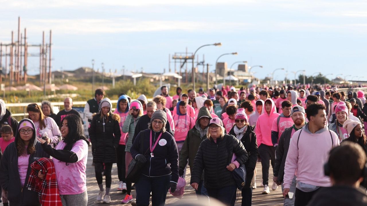 Jones Beach breast cancer walk: Raising money and awareness - Newsday