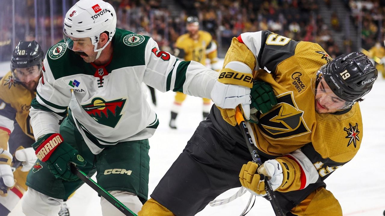 Minnesota Wild top defending champion Golden Knights 5-3 in Vegas - Newsday