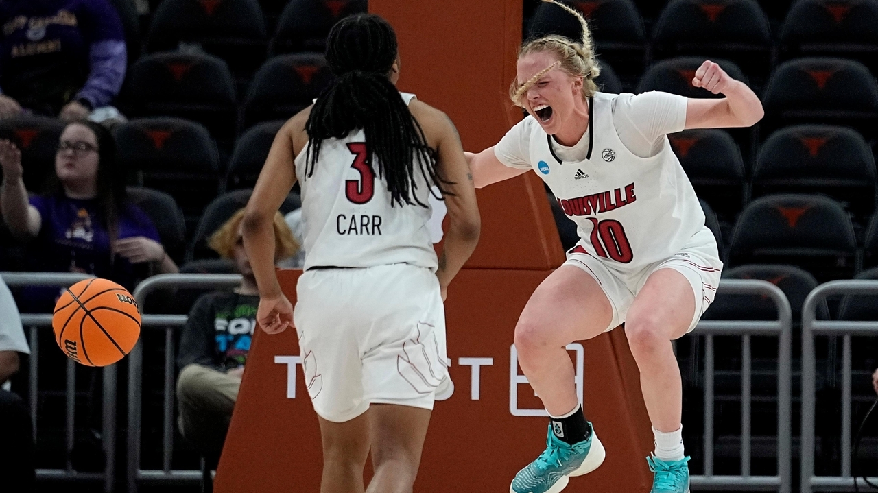 Van Lith, Louisville survive Drake March Madness upset bid - Newsday