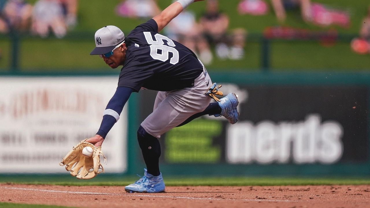 Could Yankees' Oswaldo Cabrera become a hit at third base? - Newsday