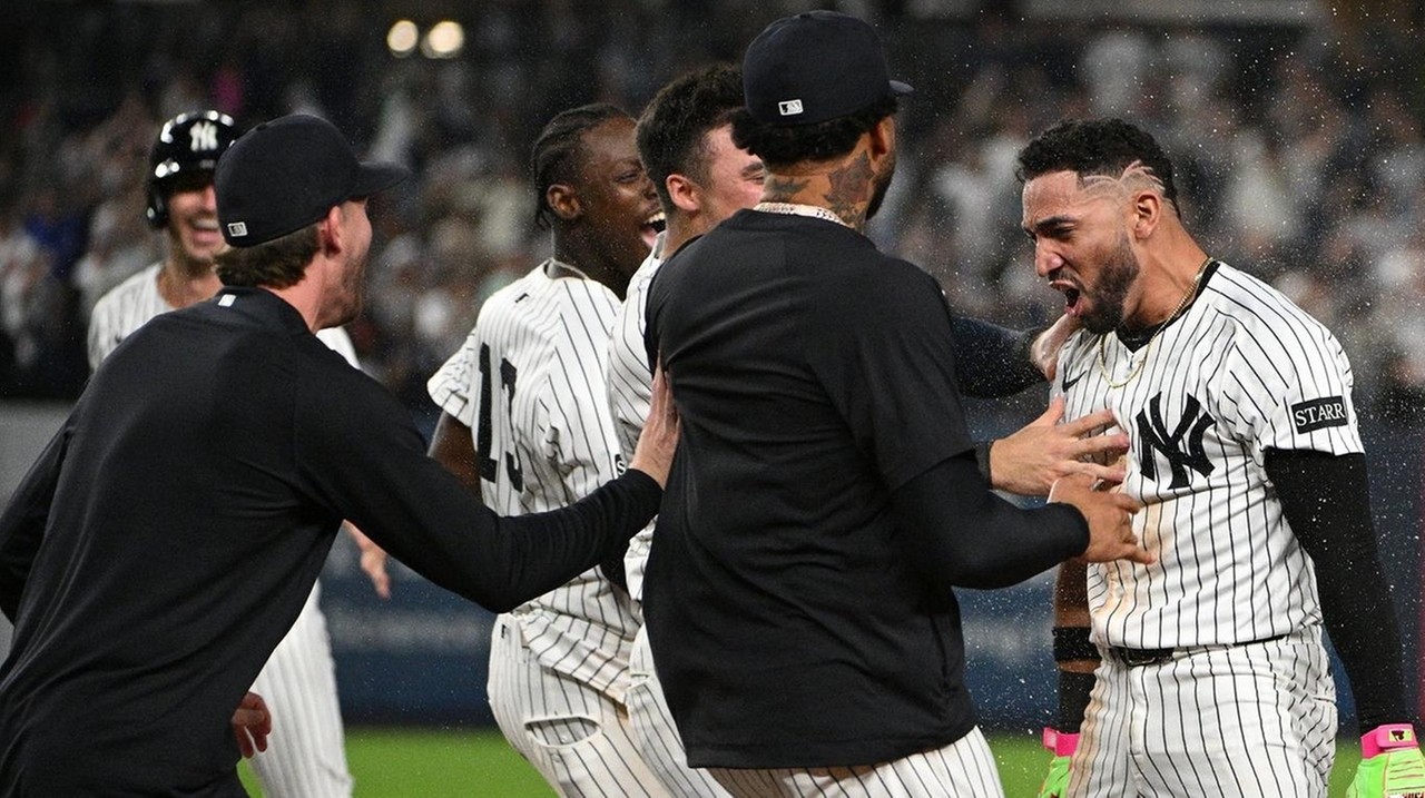Jose Caballero hits walk-off single in 9th as Yankees clinch playoff ...