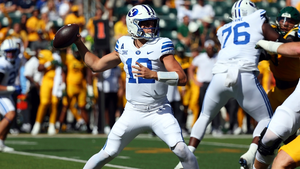 BYU's Jake Retzlaff embracing the opportunity to be a role model for ...