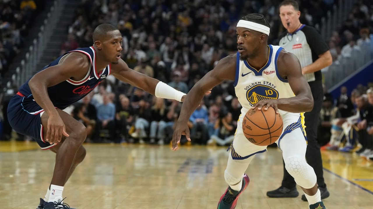 Butler, Curry provide 1-2 punch as Warriors beat Clippers 98-79 to stay ...