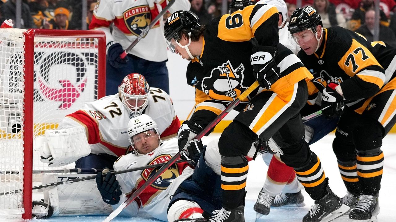 Panthers race by Penguins 5-2 to extend franchise-record road winning ...