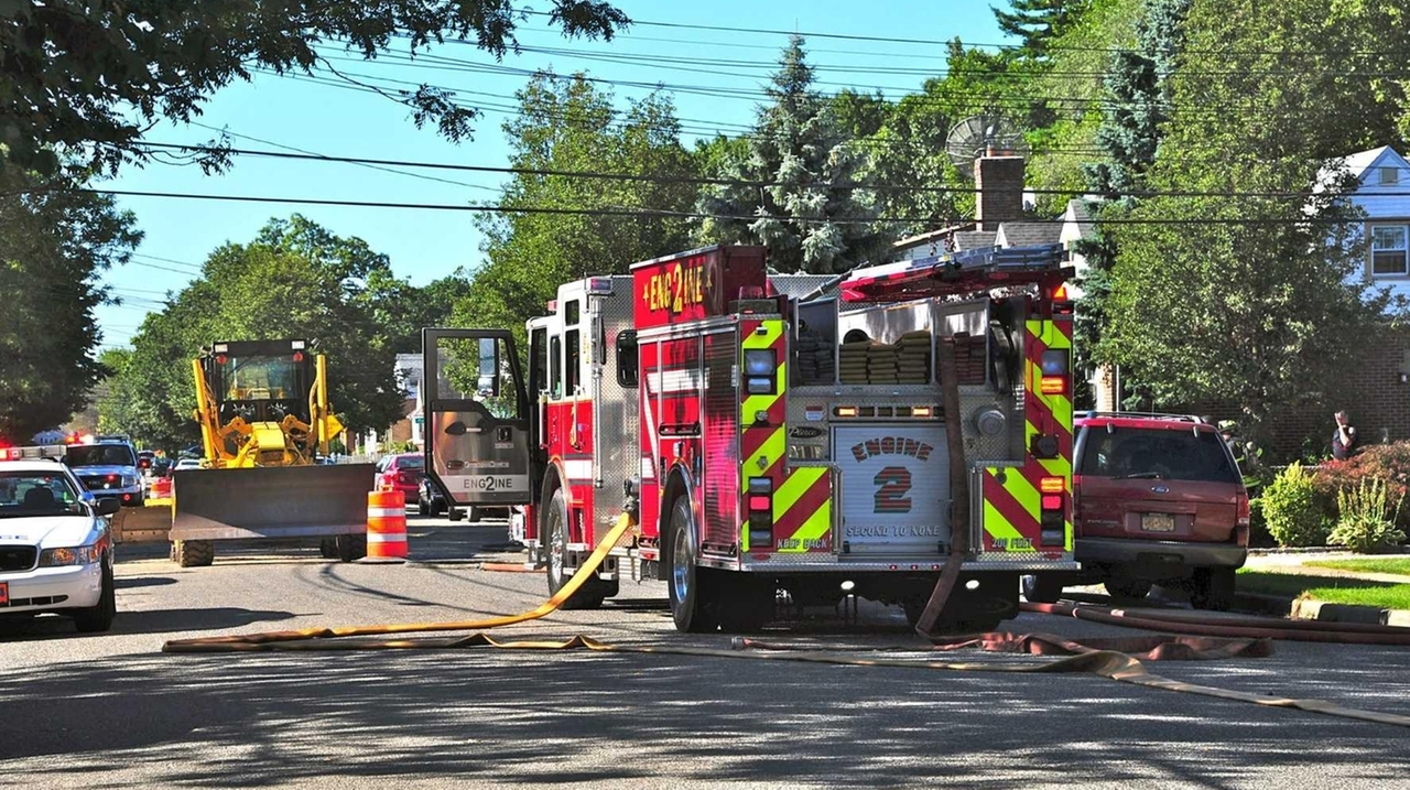 Officials: 15 homes evacuated after contractor hits gas line - Newsday