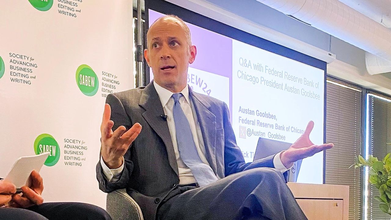 Federal Reserve banker Austan Goolsbee says it needs to 'recalibrate ...