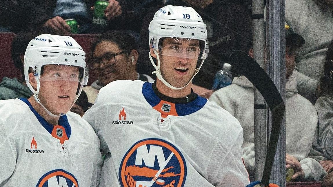 Islanders' Pierre Engvall comes alive after stint with AHL Bridgeport ...