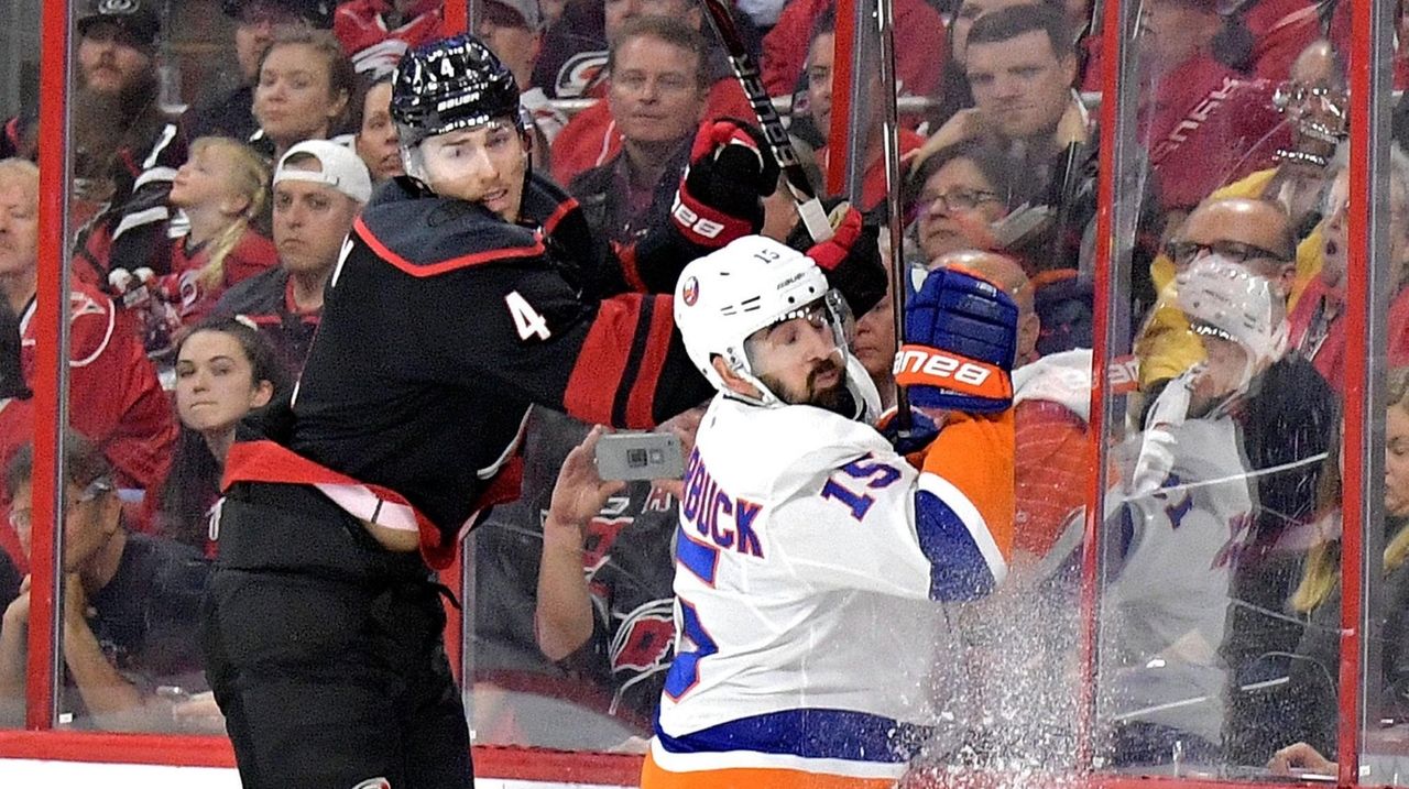 Clutterbuck takes his usual spot on fourth line in Game 3 - Newsday