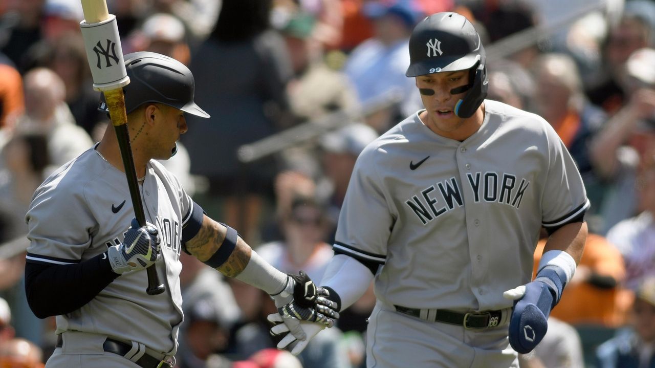 Aaron Judge homers twice in Yankees' win over Orioles - Newsday