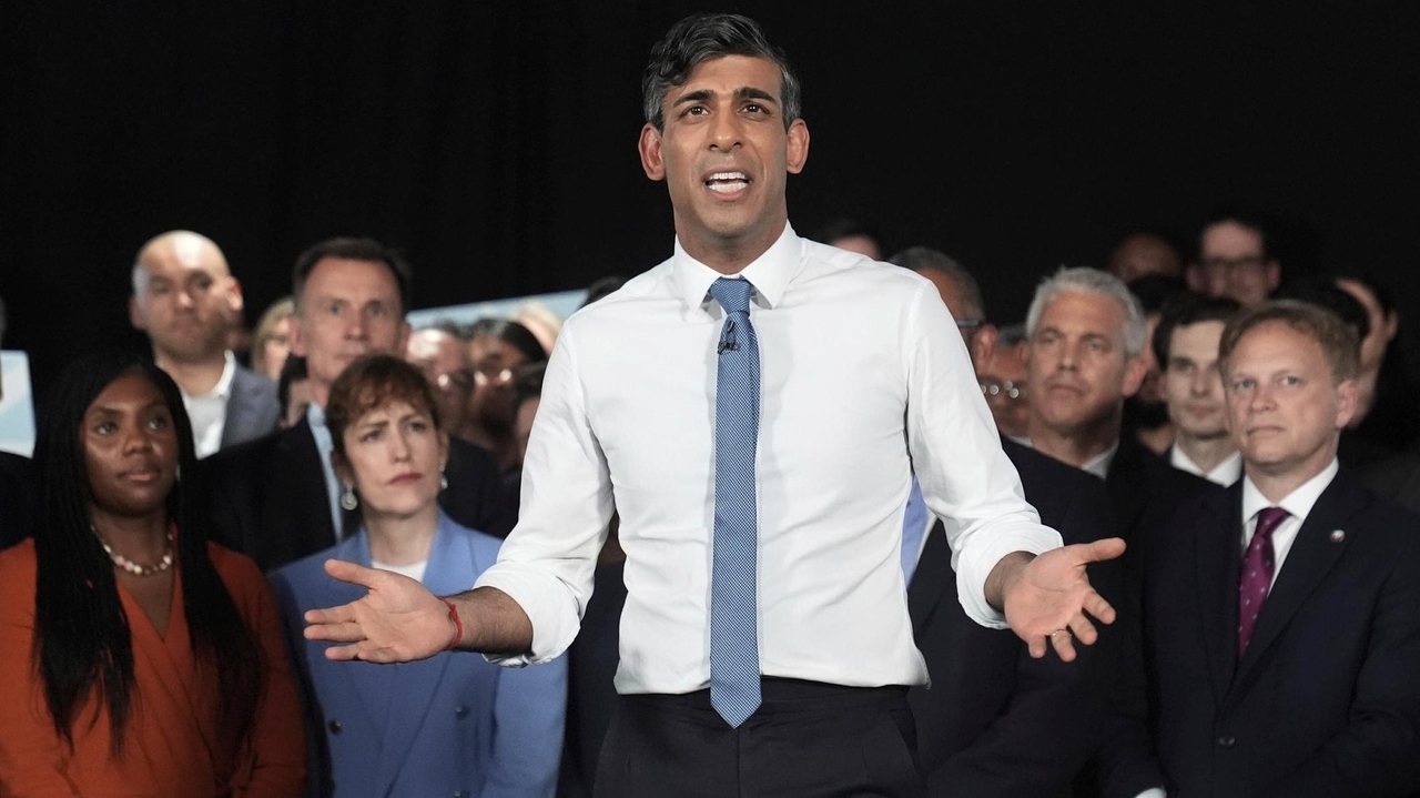 UK politicians kick off a 6-week election campaign with incumbent Sunak ...