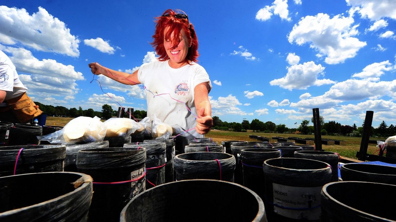 Grucci family prepares for July Fourth show in Nassau - Newsday