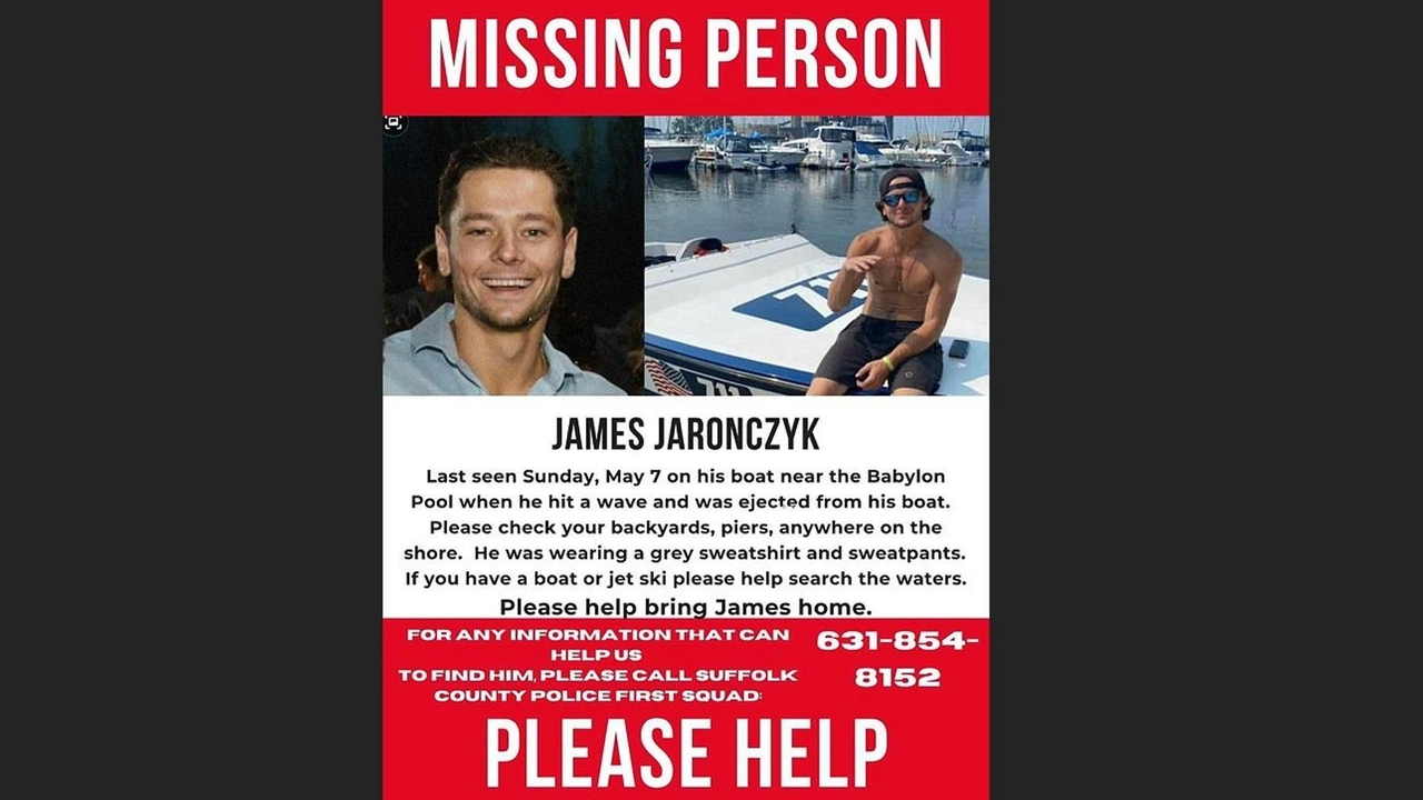 Massapequa boater James Jaronczyk missing in Great South Bay: Suffolk ...